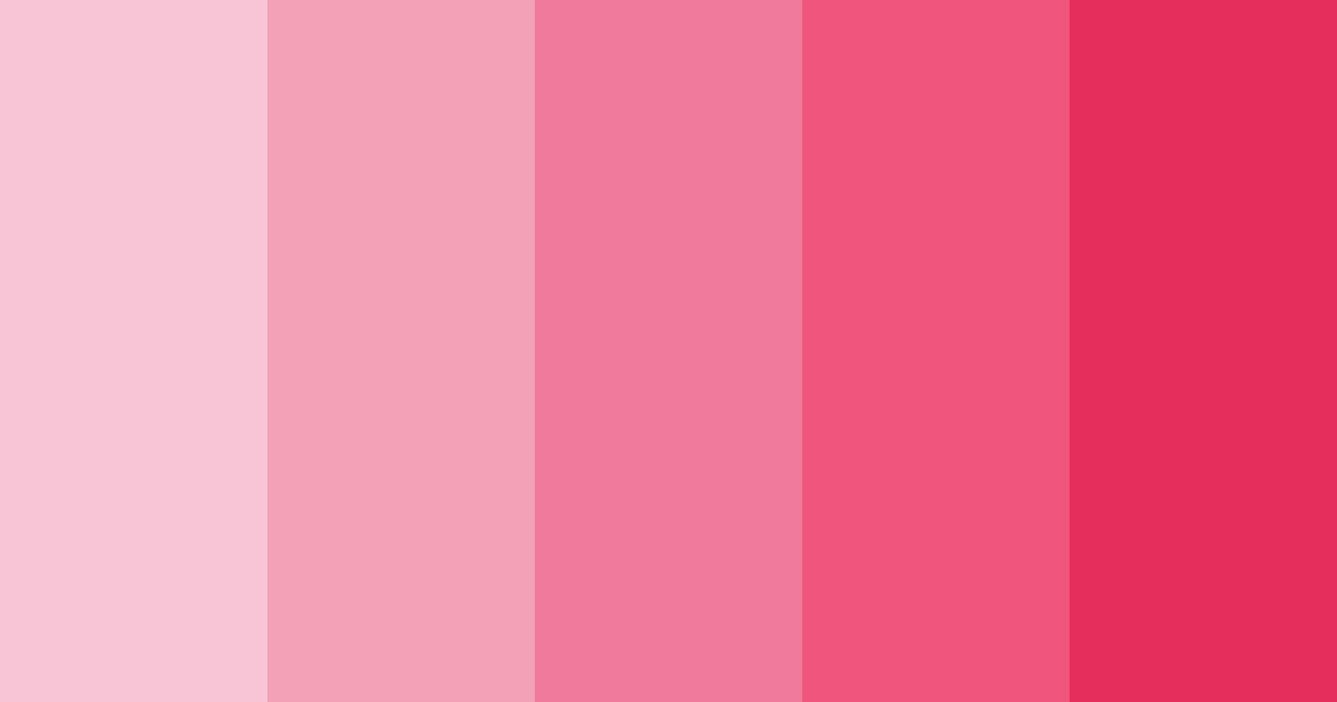 Pink Shades Color Palette