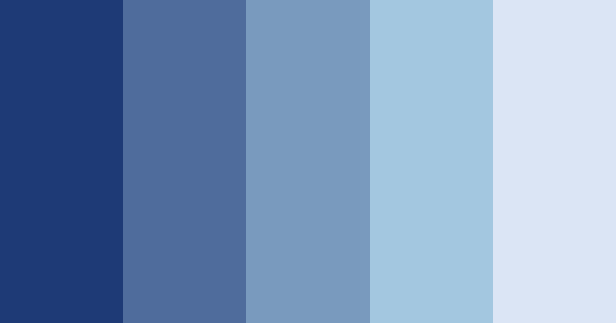 Blue Winter Color Palette