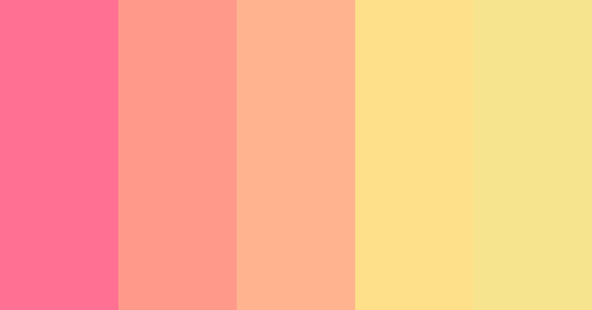 Pink Sunset Color Palette