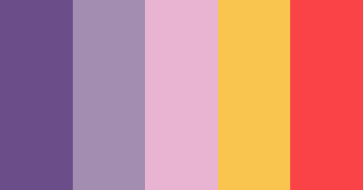 Purple Sunset Color Palette