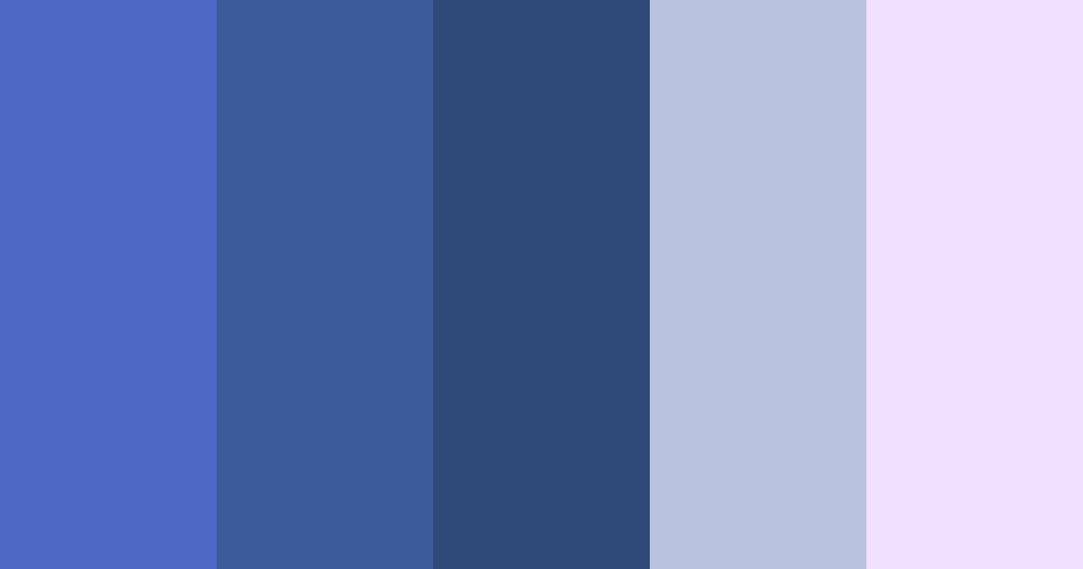 Indigo Dream Color Palette