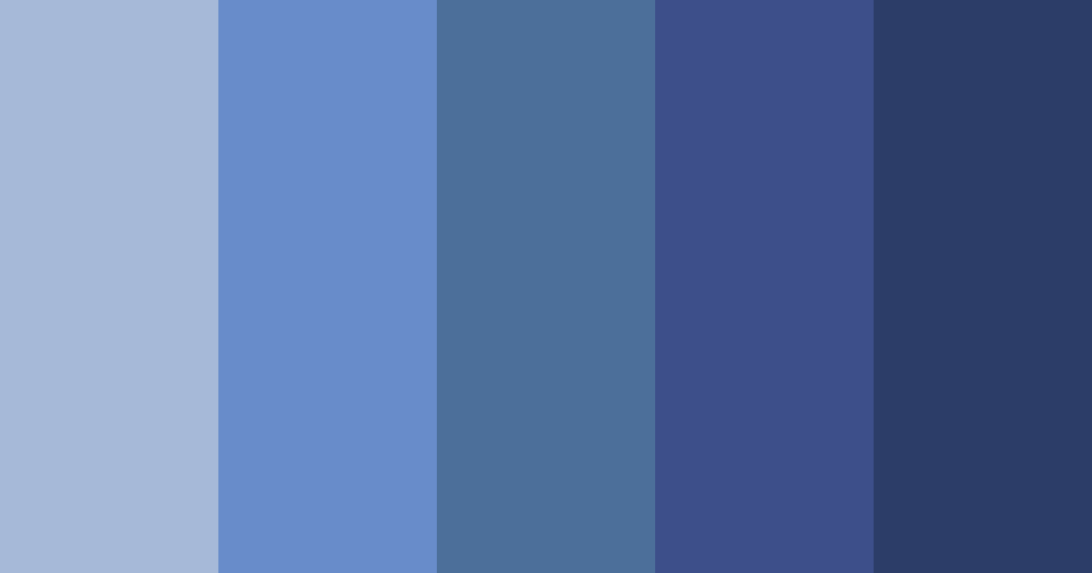 Shades of Blue Color Palette