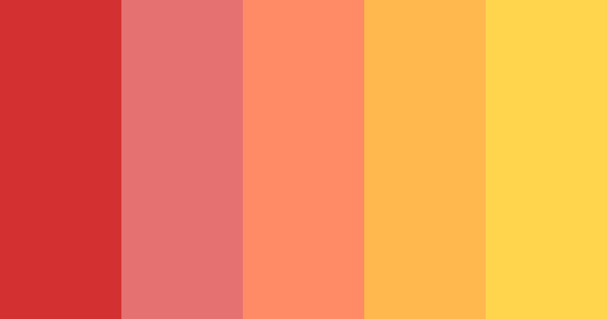 Red Andesine Color Palette