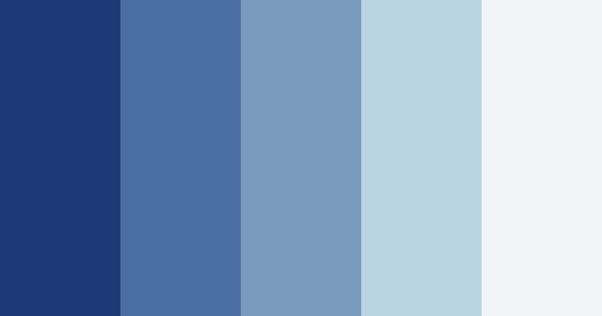 Shades of Blue Moon Color Palette