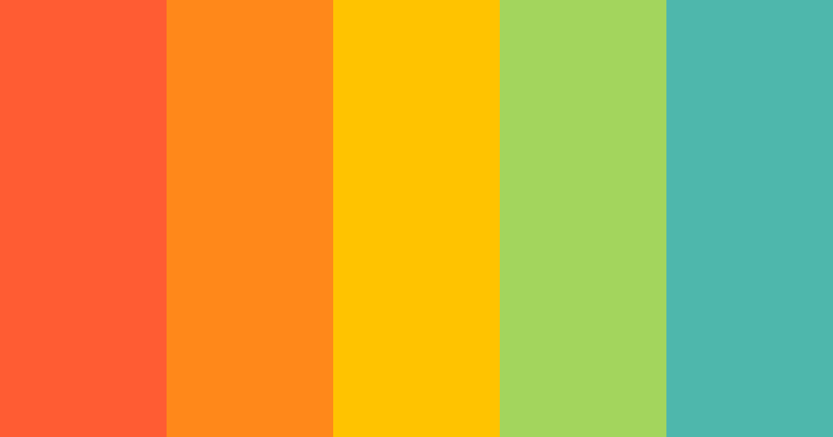 Vibrant Orange Color Palette