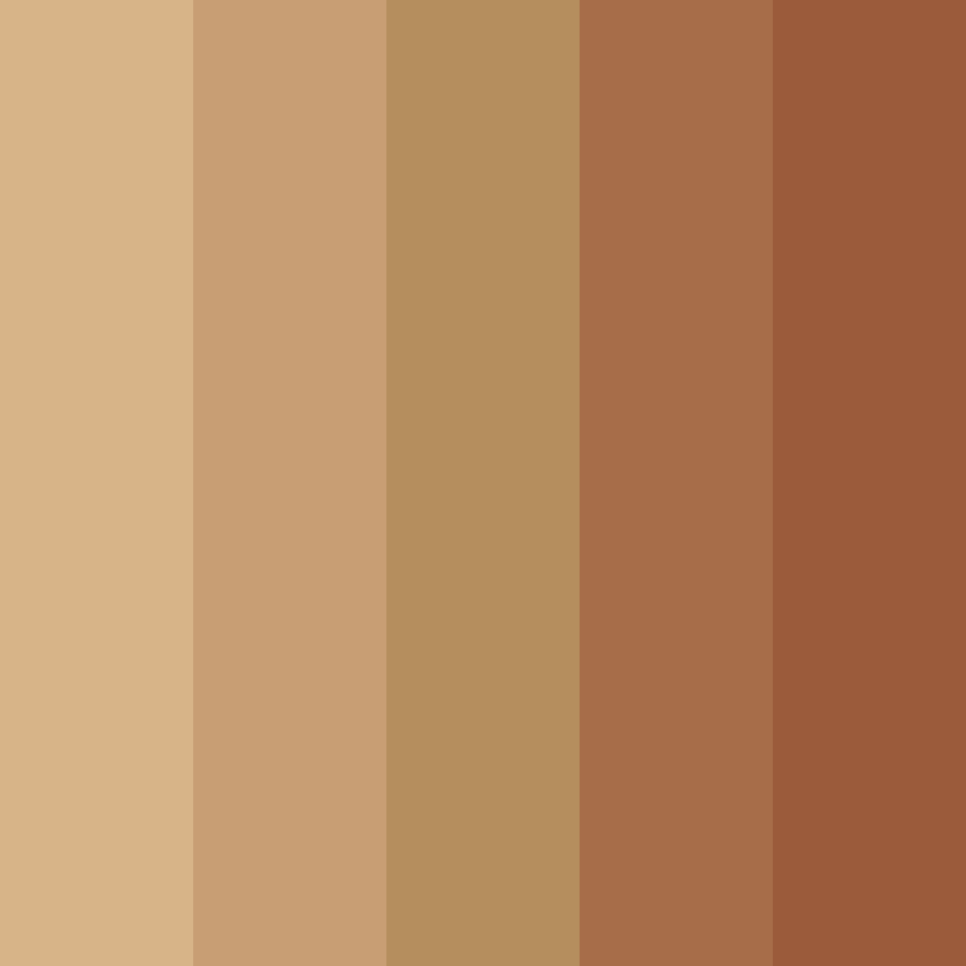 Caramel Cascade Color Palette
