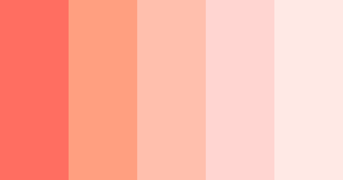 Coral Sunset Color Palette