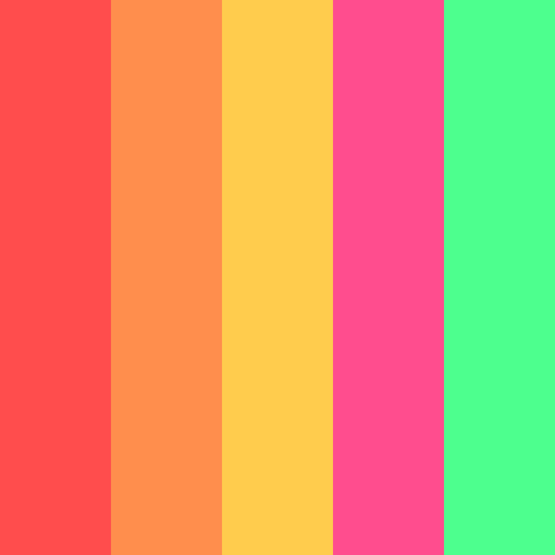 Sugar Rush Delight Color Palette