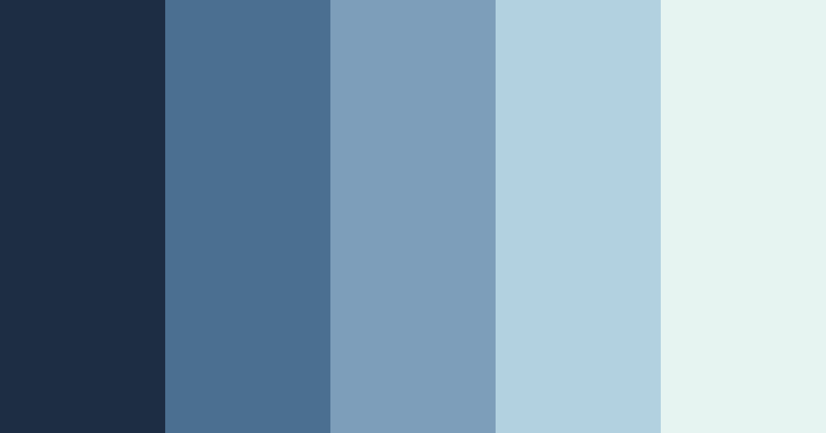 Midnight Ocean Breeze Color Palette