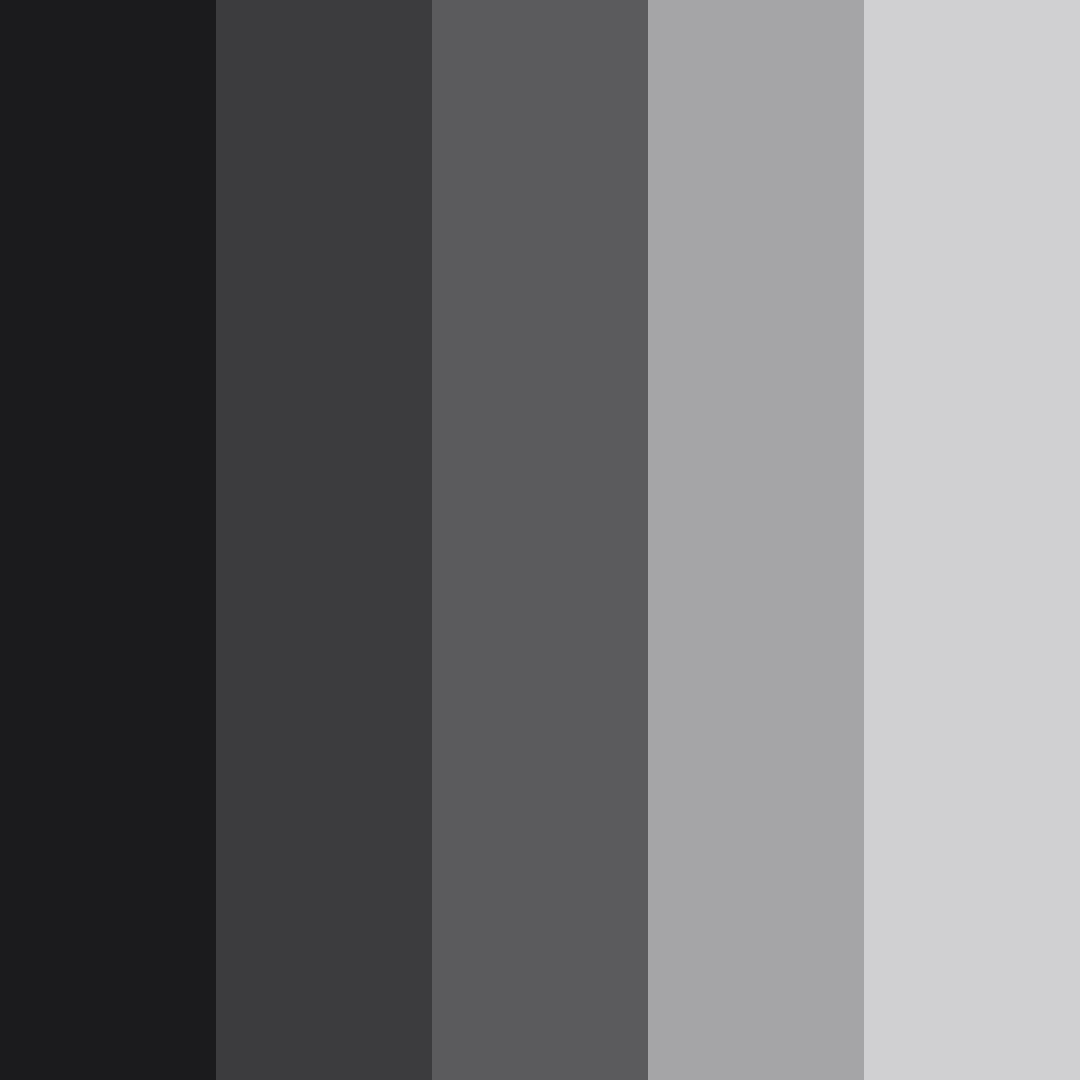 Paleta de colores Frosted Charcoal