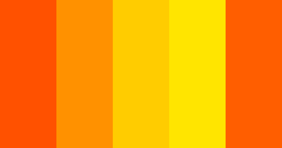 Orange Bubble Color Palette