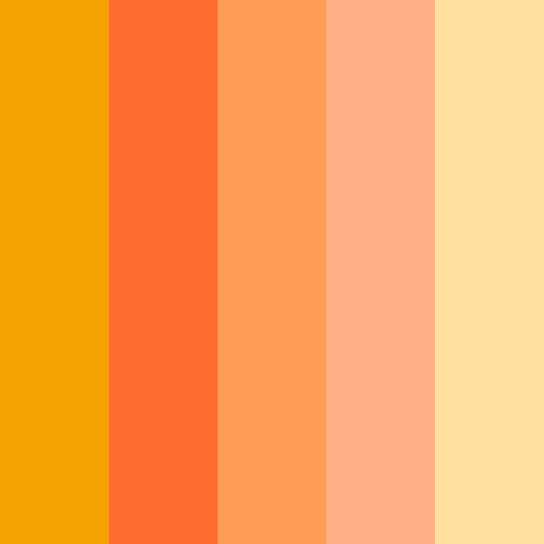 Orange Sunshine Color Palette