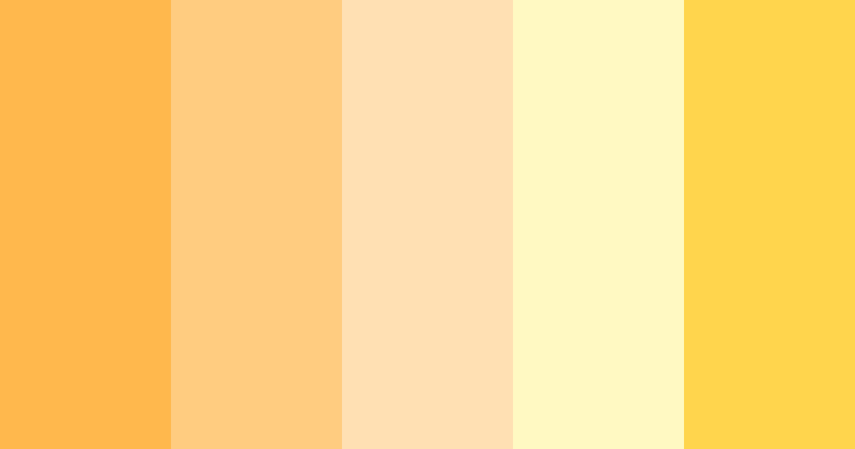 Light Orange Color Palette