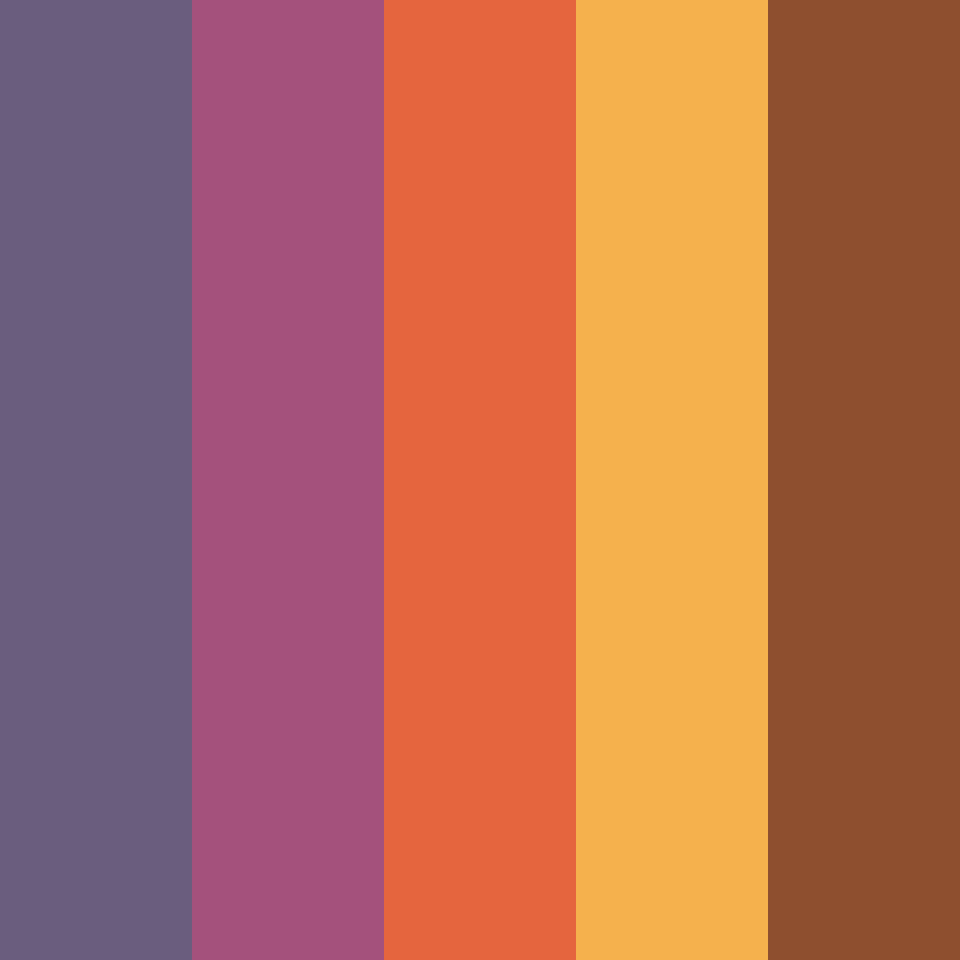 Dull Horror Purple Color Palette
