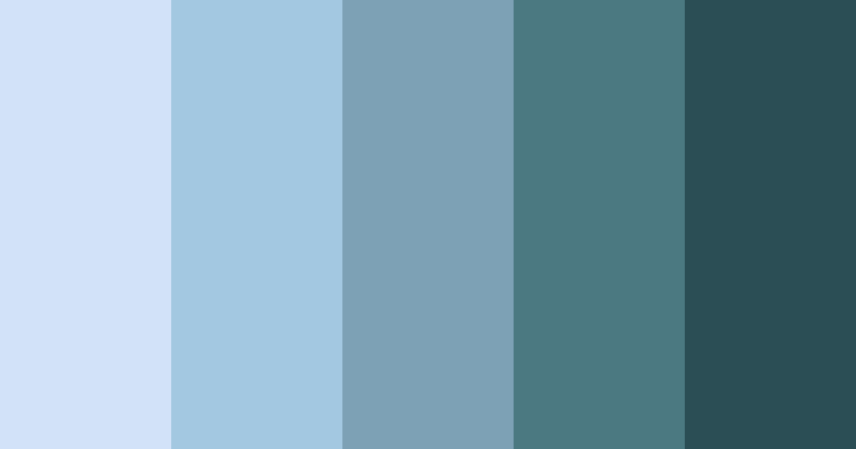 Blue Winter Color Palette