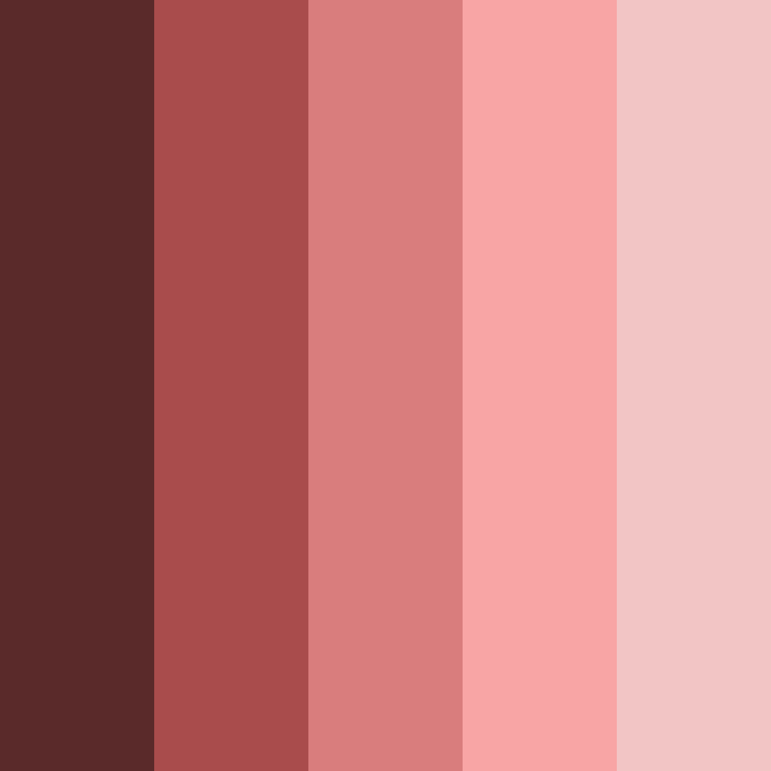 Crimson Coral Depths Color Palette