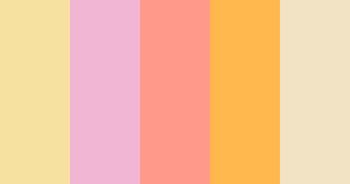 Pink Fluttershy Color Palette