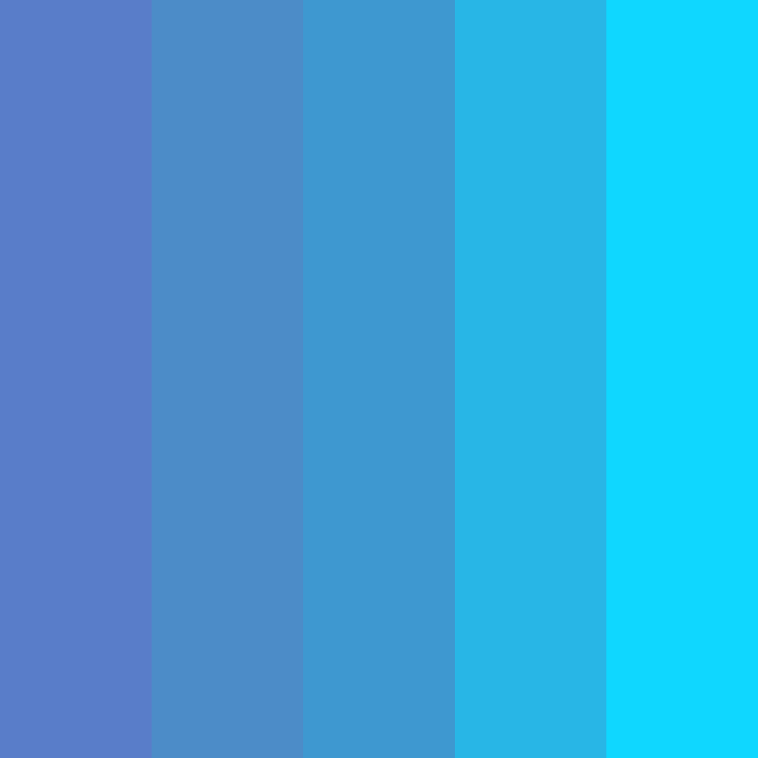 Paleta de colores Shades of Blue