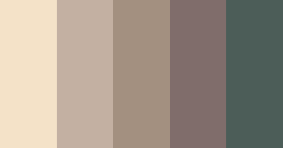 Timeless Sepia Tones Color Palette