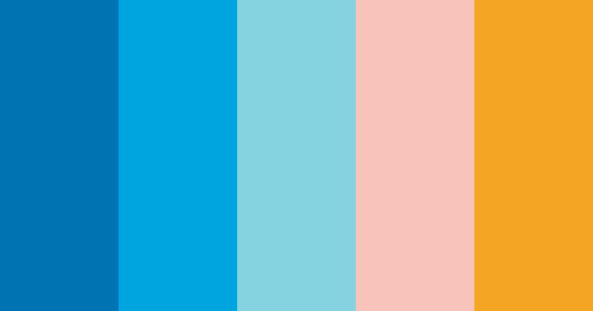 Paleta de colores Blue Ocean Girl