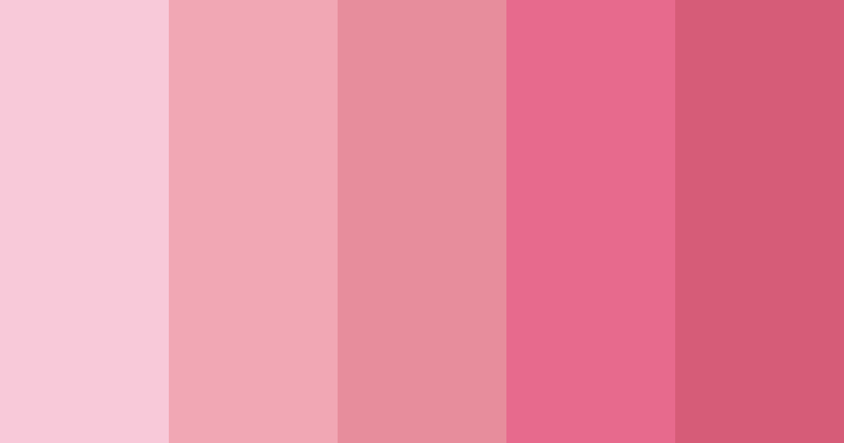 Pink Sugar Delight Color Palette