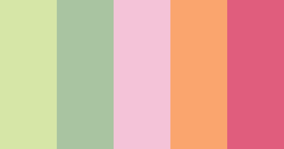 Whimsical Ivy Blooms Color Palette