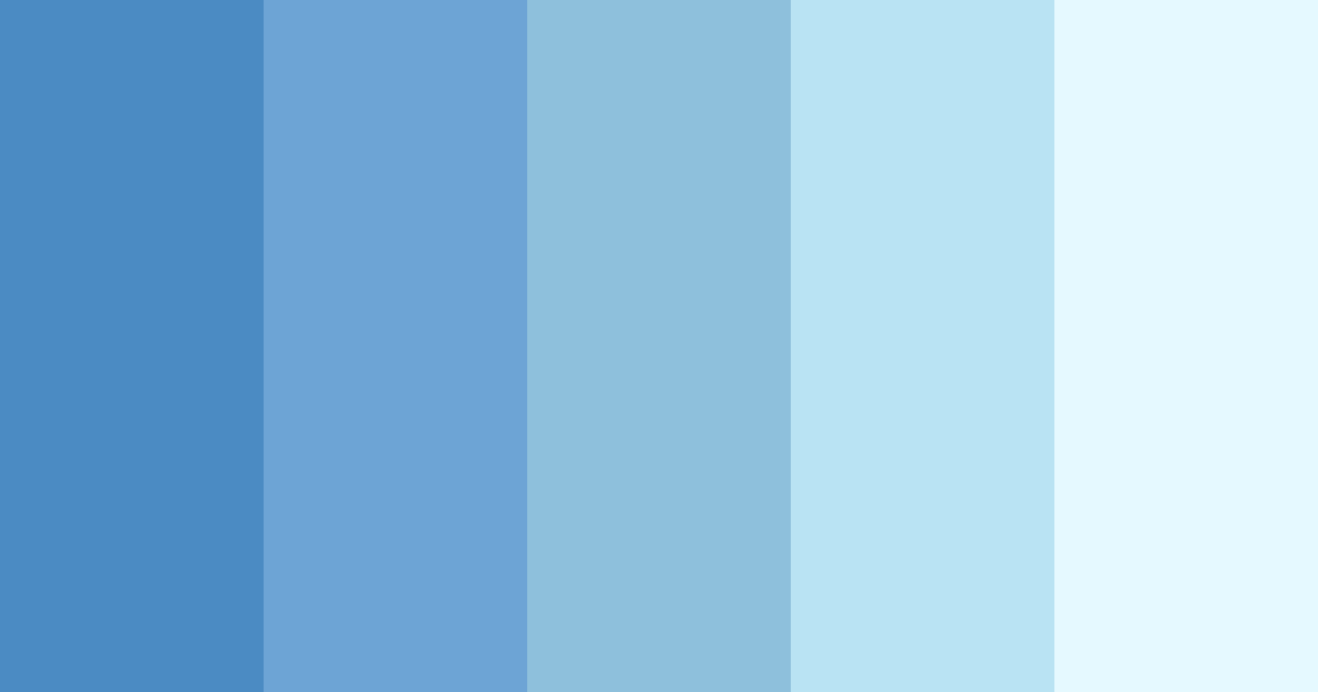 Shades of Han Blue Color Palette