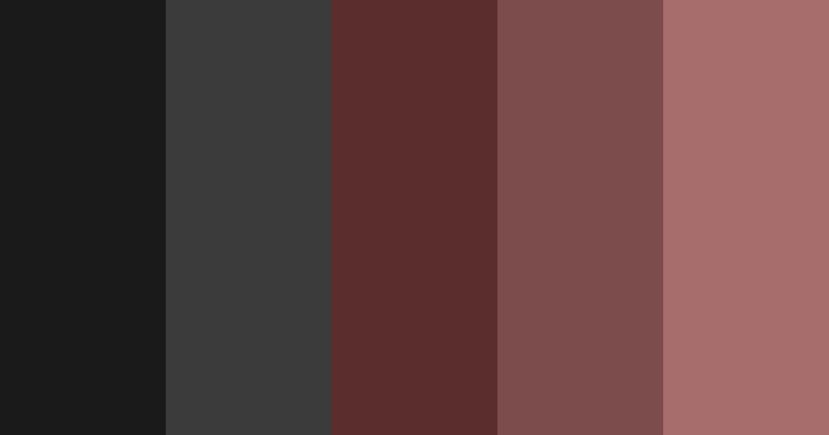 Crimson Twilight Color Palette