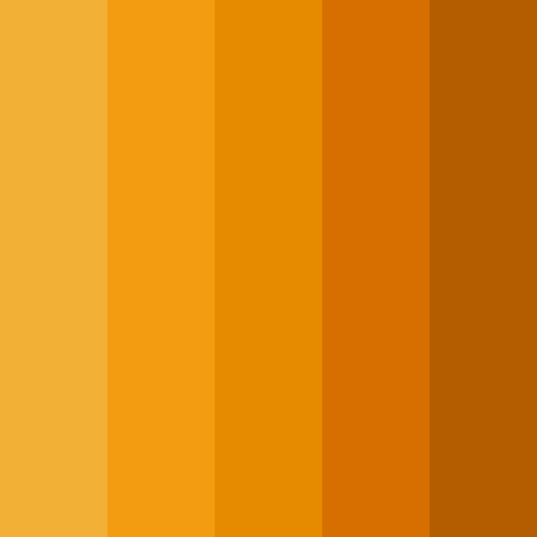 Orange Sunset Color Palette