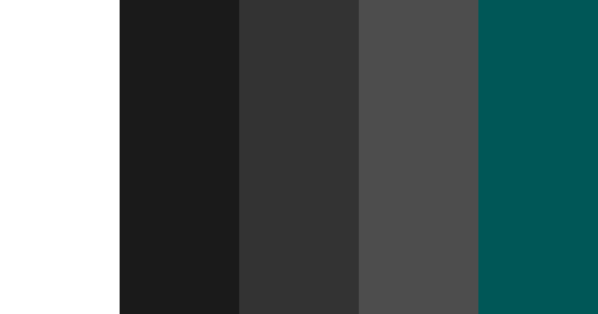 Shades of Gray Color Palette