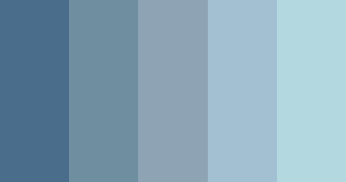 Serene Mist Color Palette