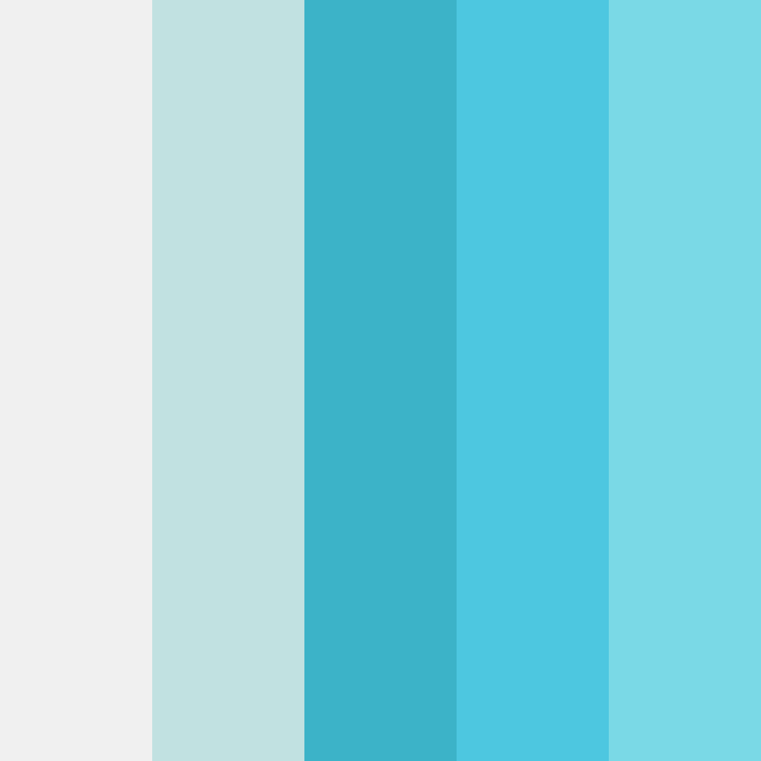 Paleta de colores Shades of Blue