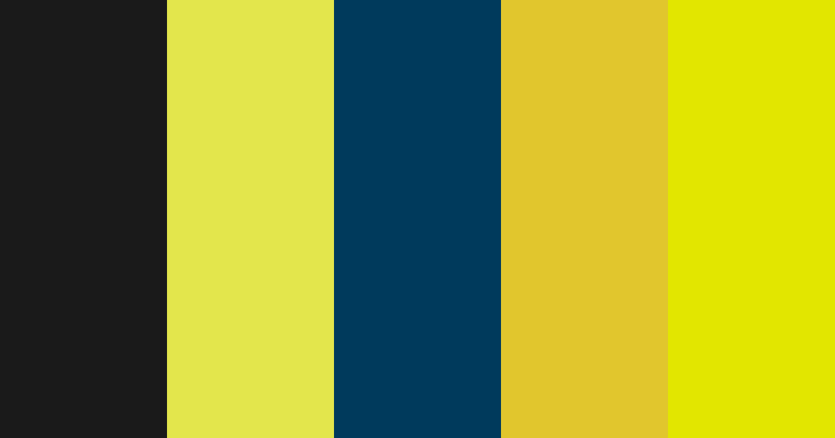 Paleta de colores Dark Yellow