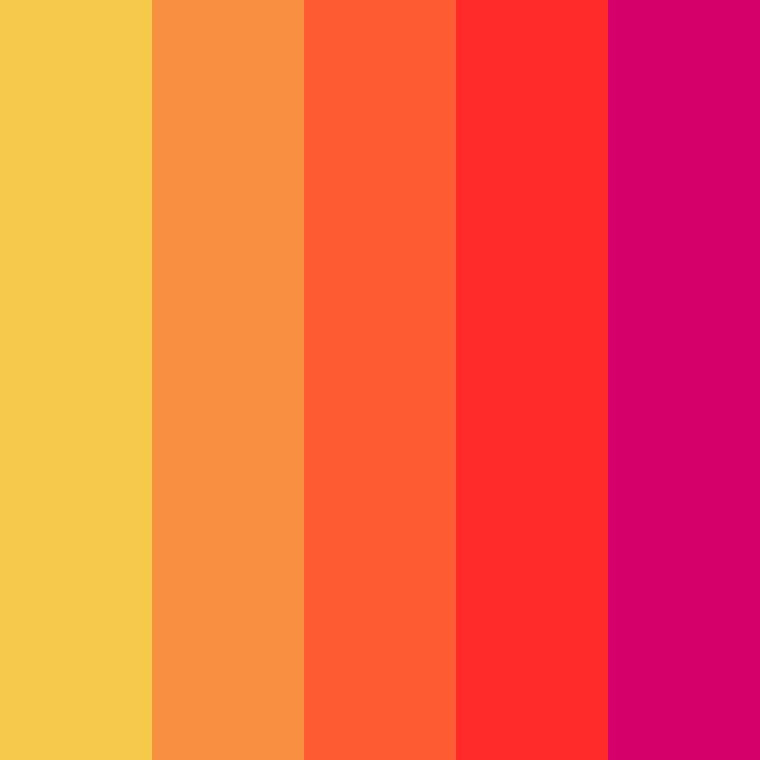 Vibrant Orange Color Palette