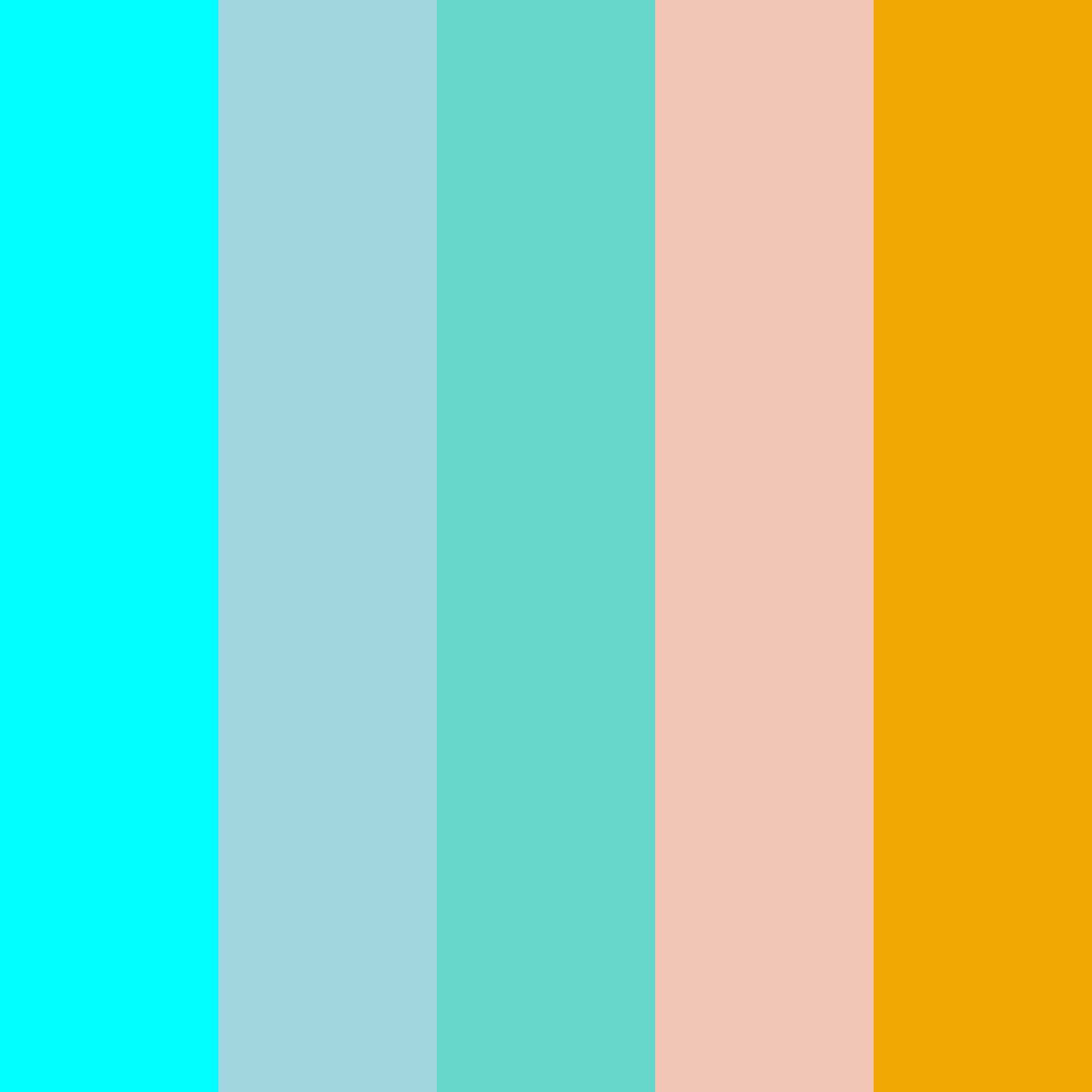Paleta de colores Aqua Breeze