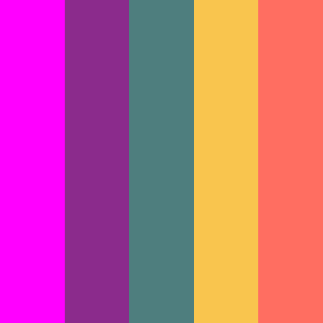 Mystical Tropics Color Palette