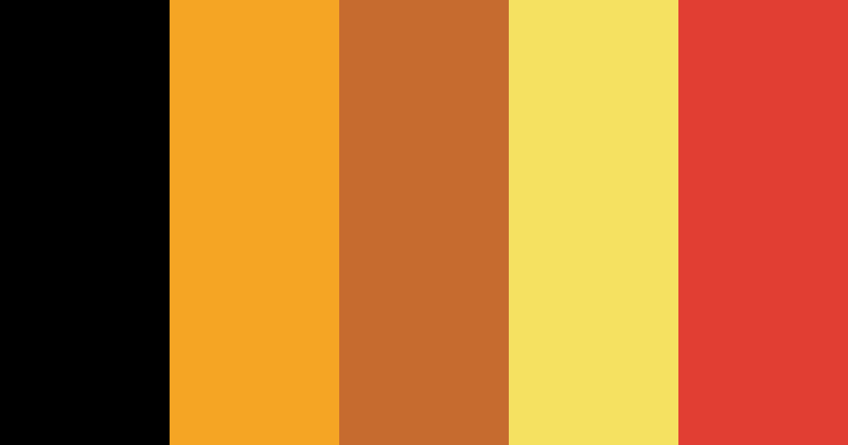 Amber Ember Color Palette