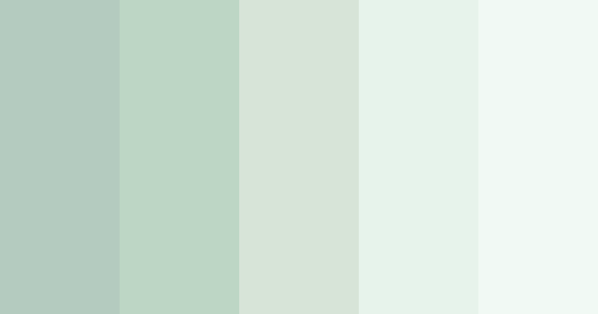 Calm Green Color Palette