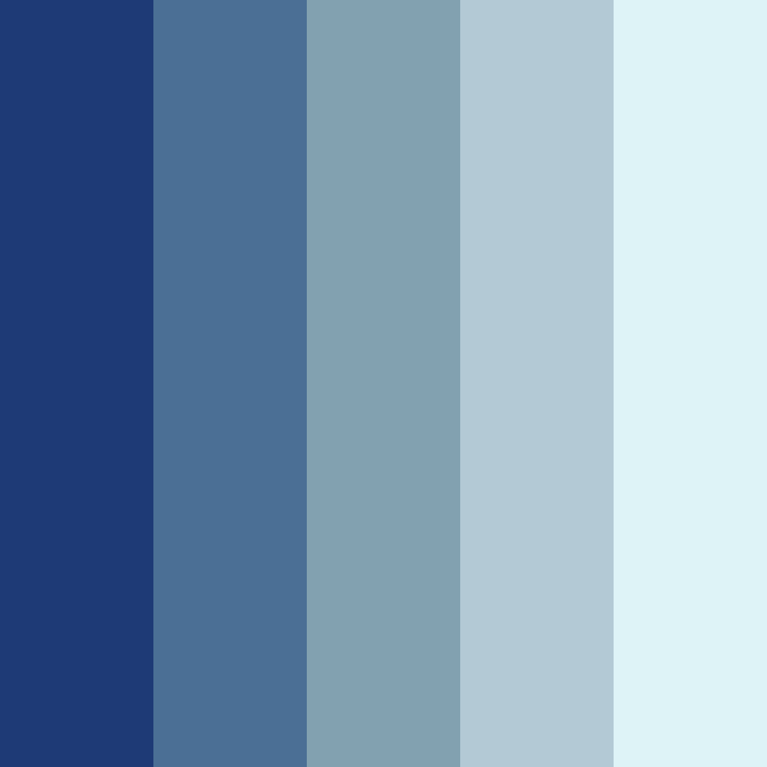 Paleta de colores Blue Dusk