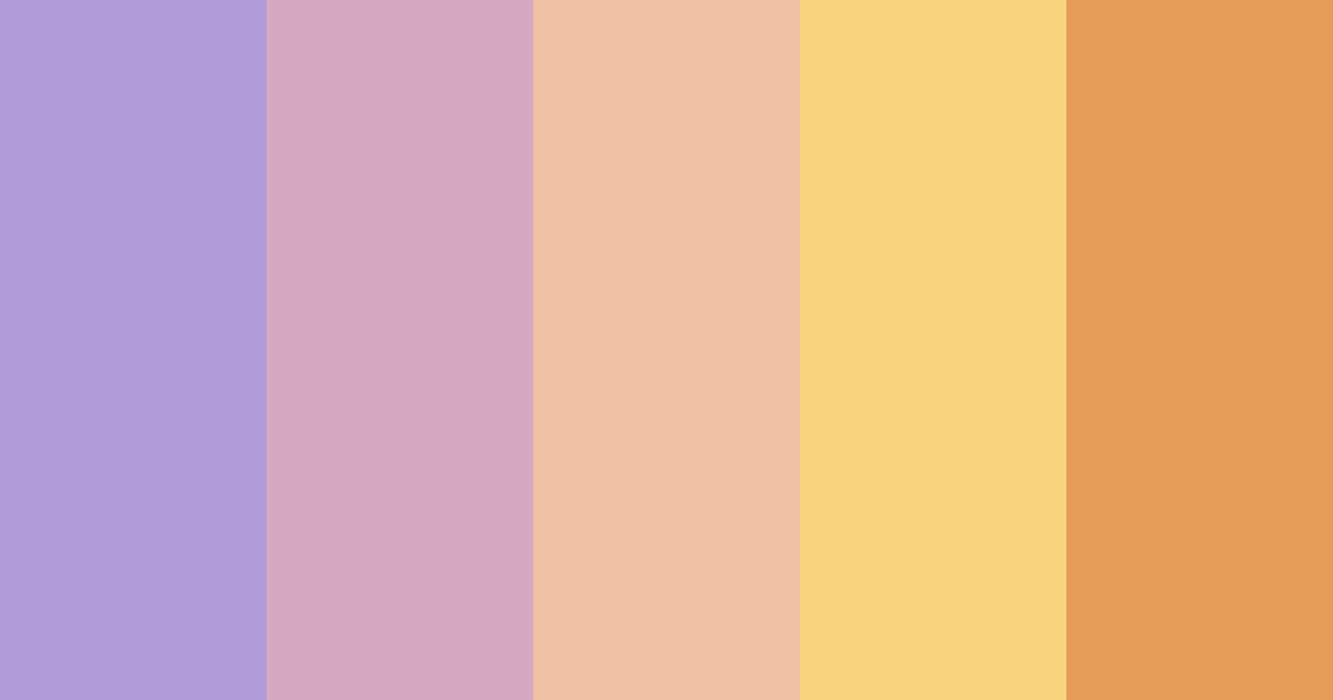 Paleta de colores Mauve Sunset