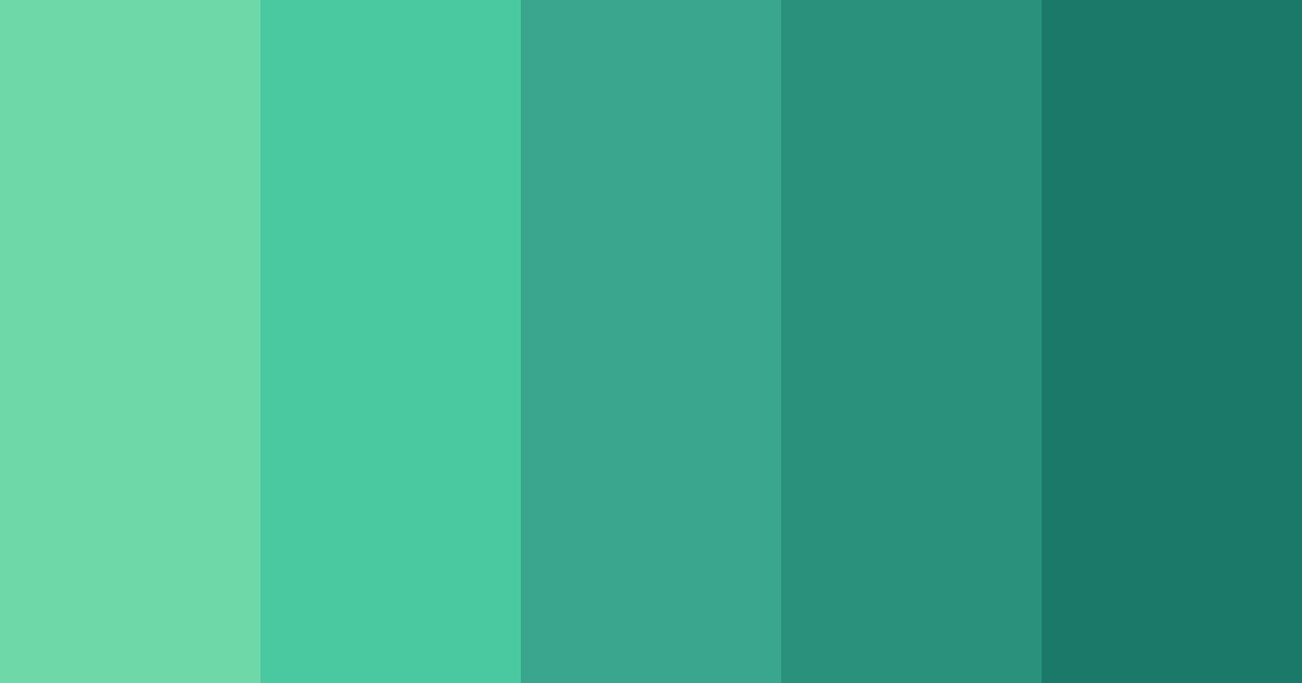 Minted Oasis Color Palette