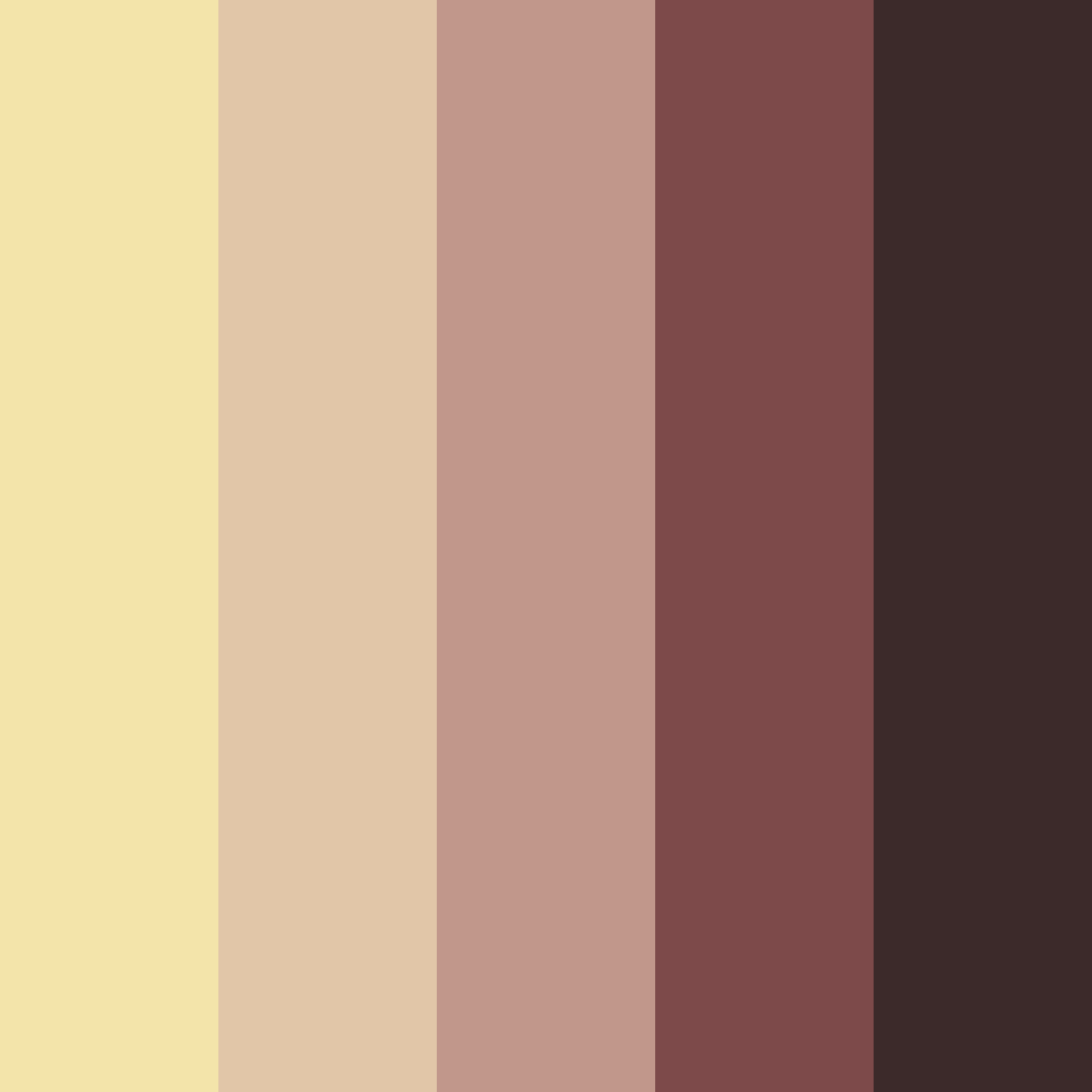 Warm Cinnamon Brown Color Palette