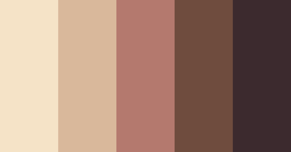 Brown Vanilla Color Palette