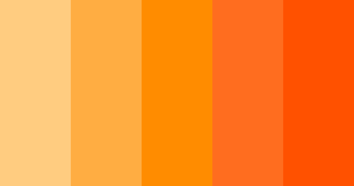 Orange Creamsicle Color Palette