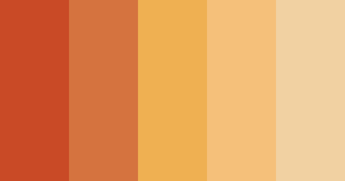 Paleta de colores Autumn Ember Glow