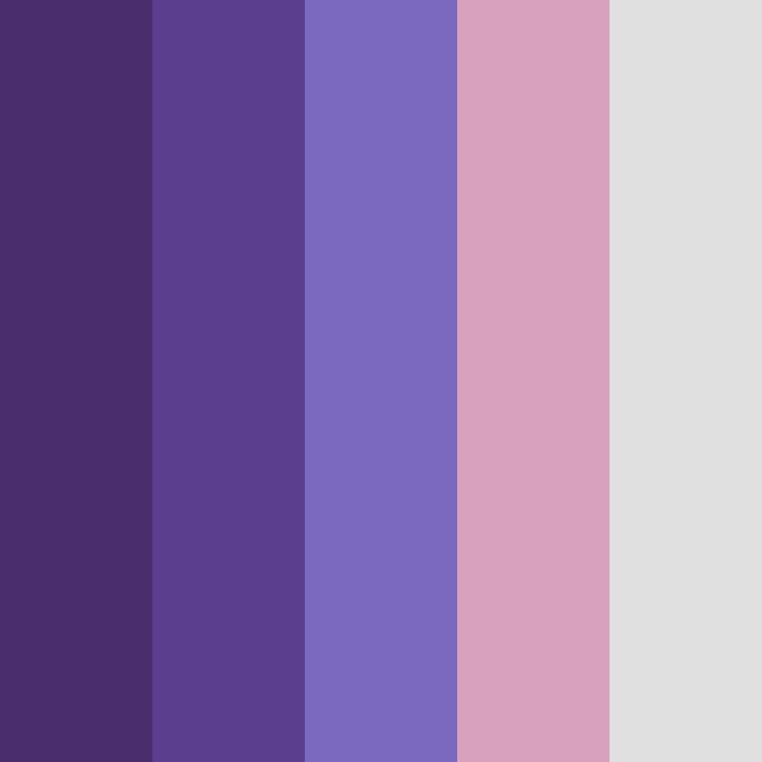 Paleta de colores Shades of Purple