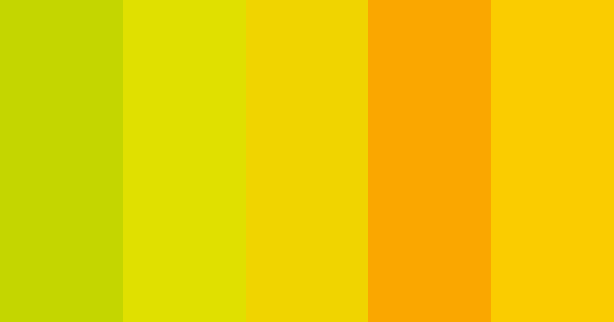 Yellow Green Color Palette