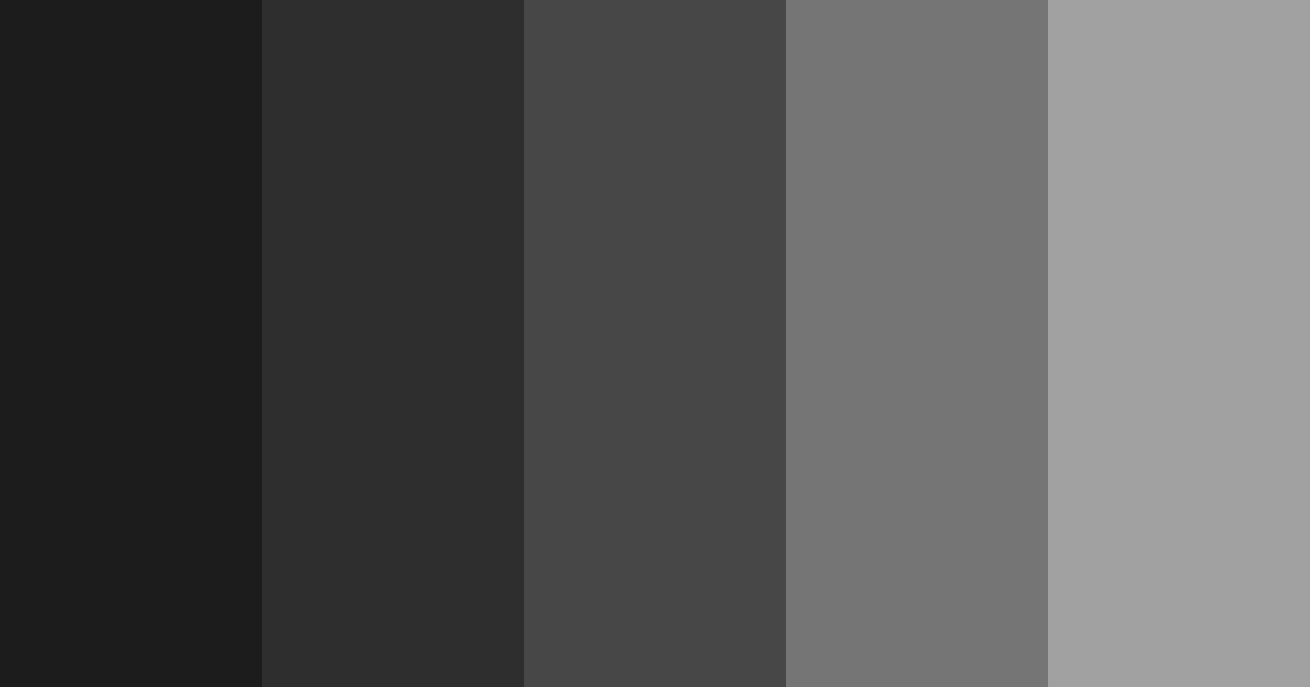 Shades of Shadow Color Palette