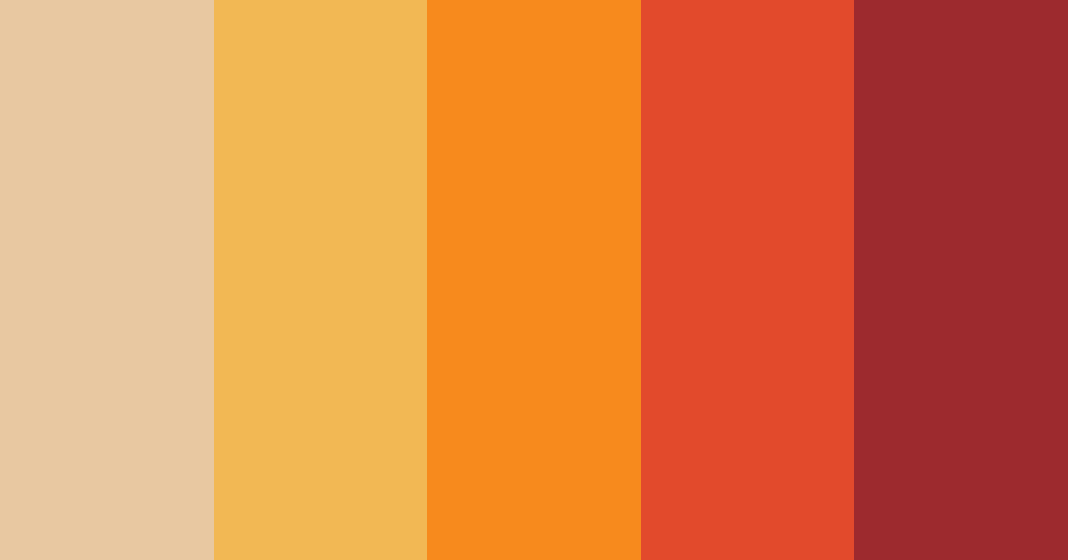 Vibrant Red Color Palette