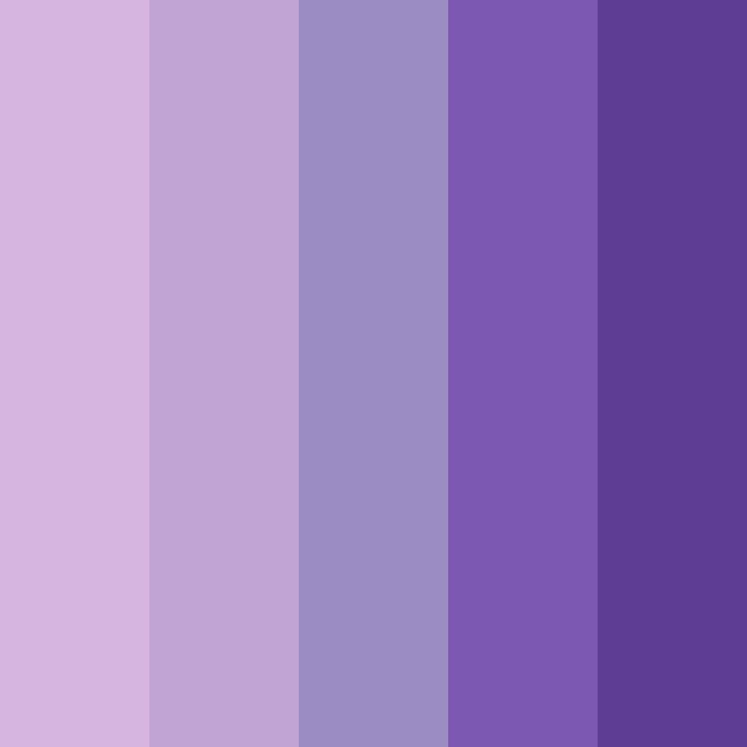 Paleta de colores Shades of Wisteria